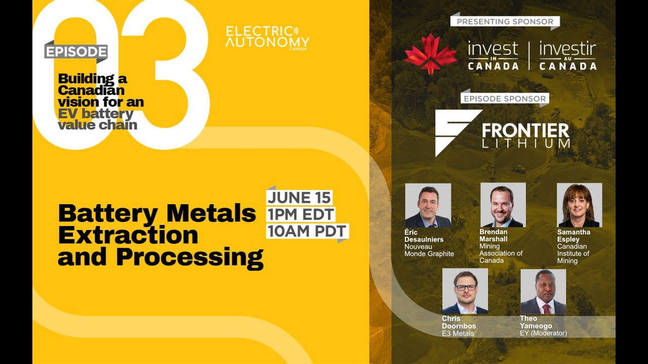Mining experts talk urgency of needed investment for battery metals