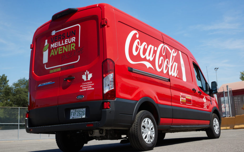 Coca-Cola Canada adopts three electric vans into Montreal-area fleet