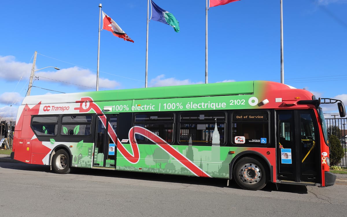 Ottawa green-lights purchase of 350 electric transit buses