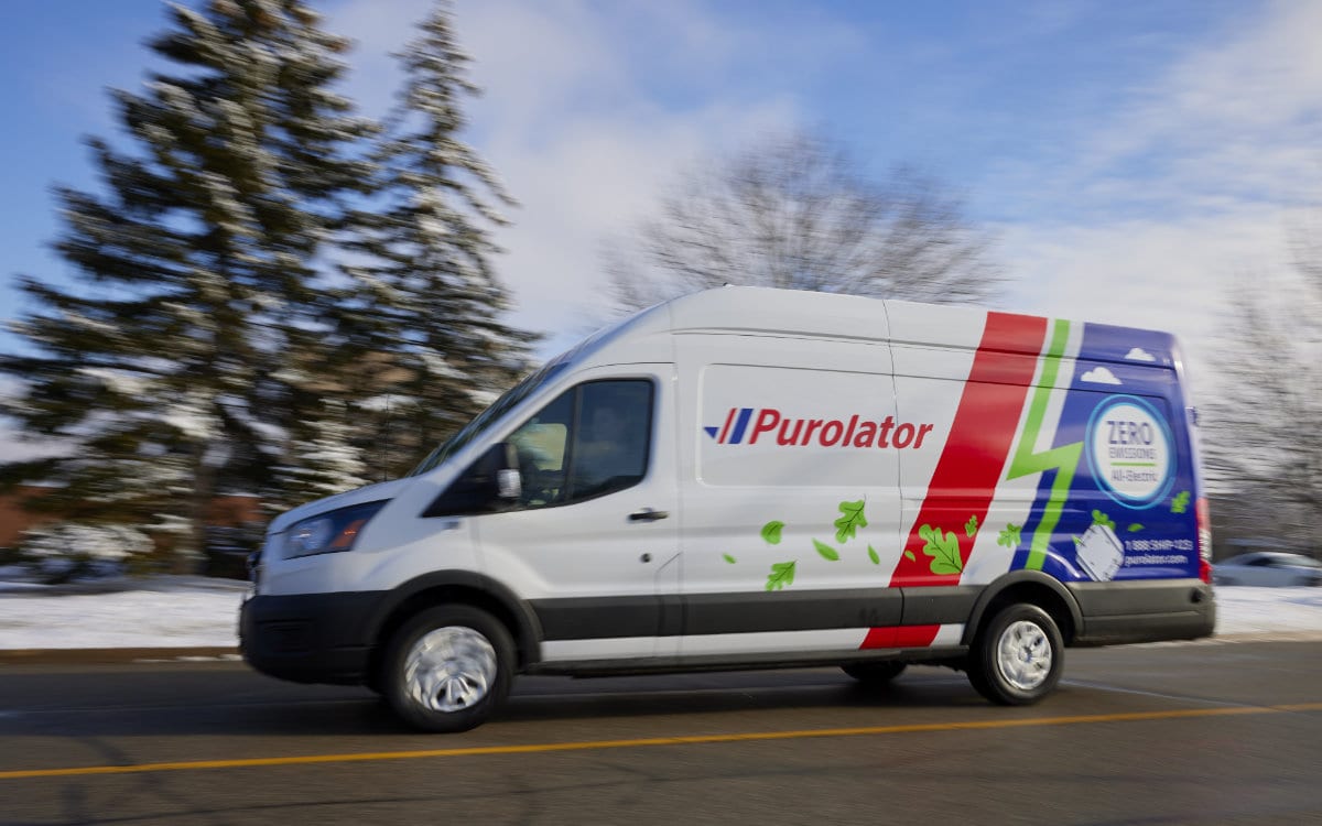 Purolator to invest $1 billion to electrify Canadian network by 2030