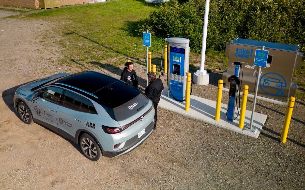 VW ID.4 driver sets road trip charging world record in Canada