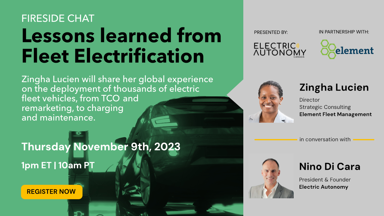 Lessons learned from fleet electrification