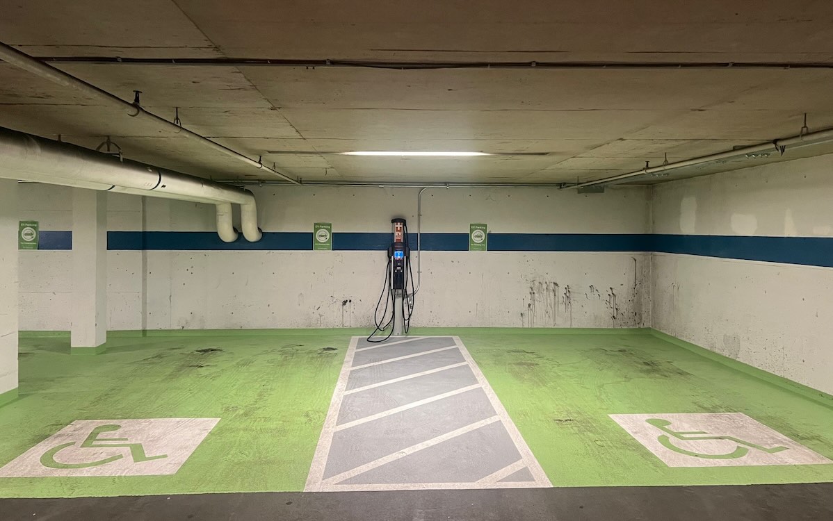 SFU unveils two new accessible EV chargers at Burnaby campus