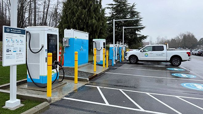 BC Hydro unveils its first 400 kW EV chargers in Burnaby